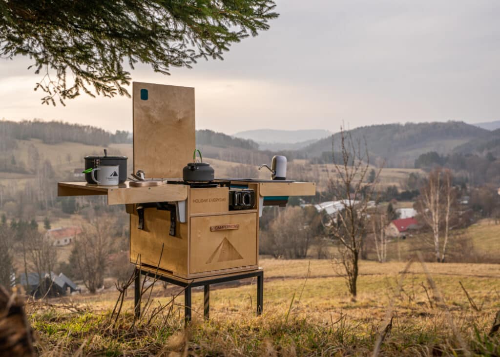 CAMPERINI MINI - All-in-one compact mobile camping kitchen - Camperini