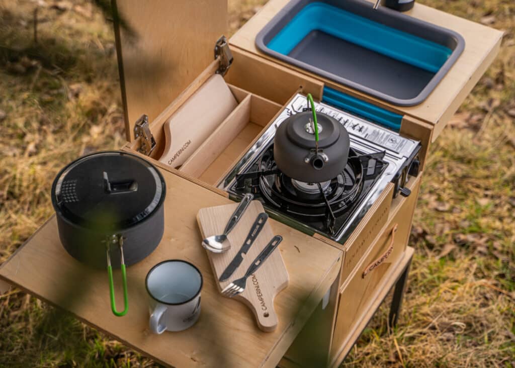 CAMPERINI MINI - All-in-one compact mobile camping kitchen - Camperini